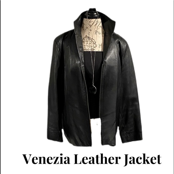Venezia | Jackets & Coats | Vintage Venezia Leather Jacket 22 | Poshmark